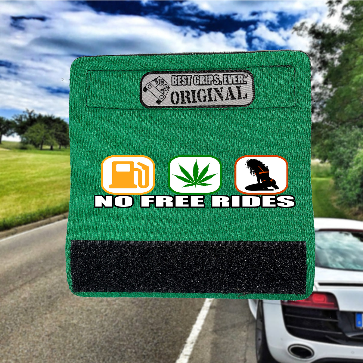 The Payment Grip – Funny Car Handle Wrap Featuring the Classic Gas ...